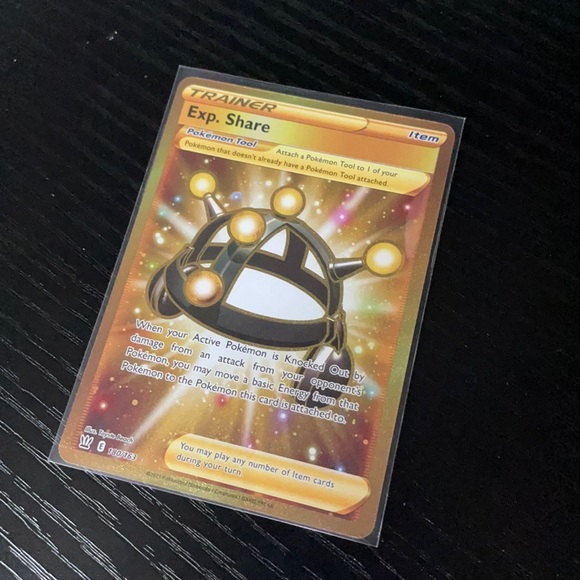 Pokemon | Other | Pokmon Exp Share Secret Rare Holographic Card | Poshmark